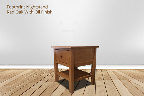 organic solid wood nightstands – Green Cradle