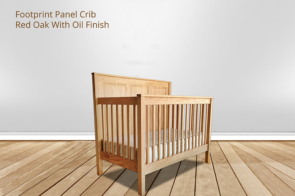 Buy Best Convertible Cribs - Footprint Panel Crib | Green Cradle